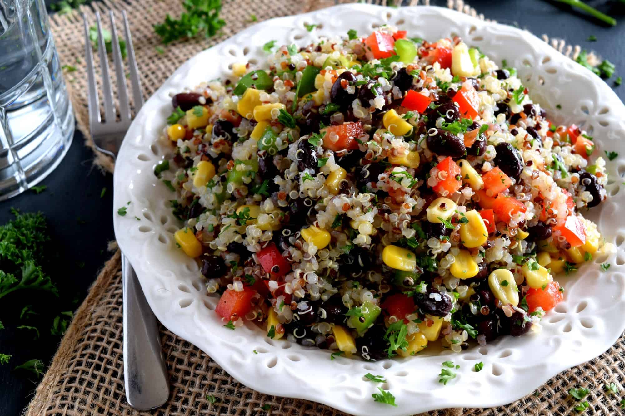 Vegetable Quinoa Salad - Lord Byron's Kitchen