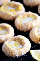Glazed Lemon Dimple Cookies - Lord Byron's Kitchen