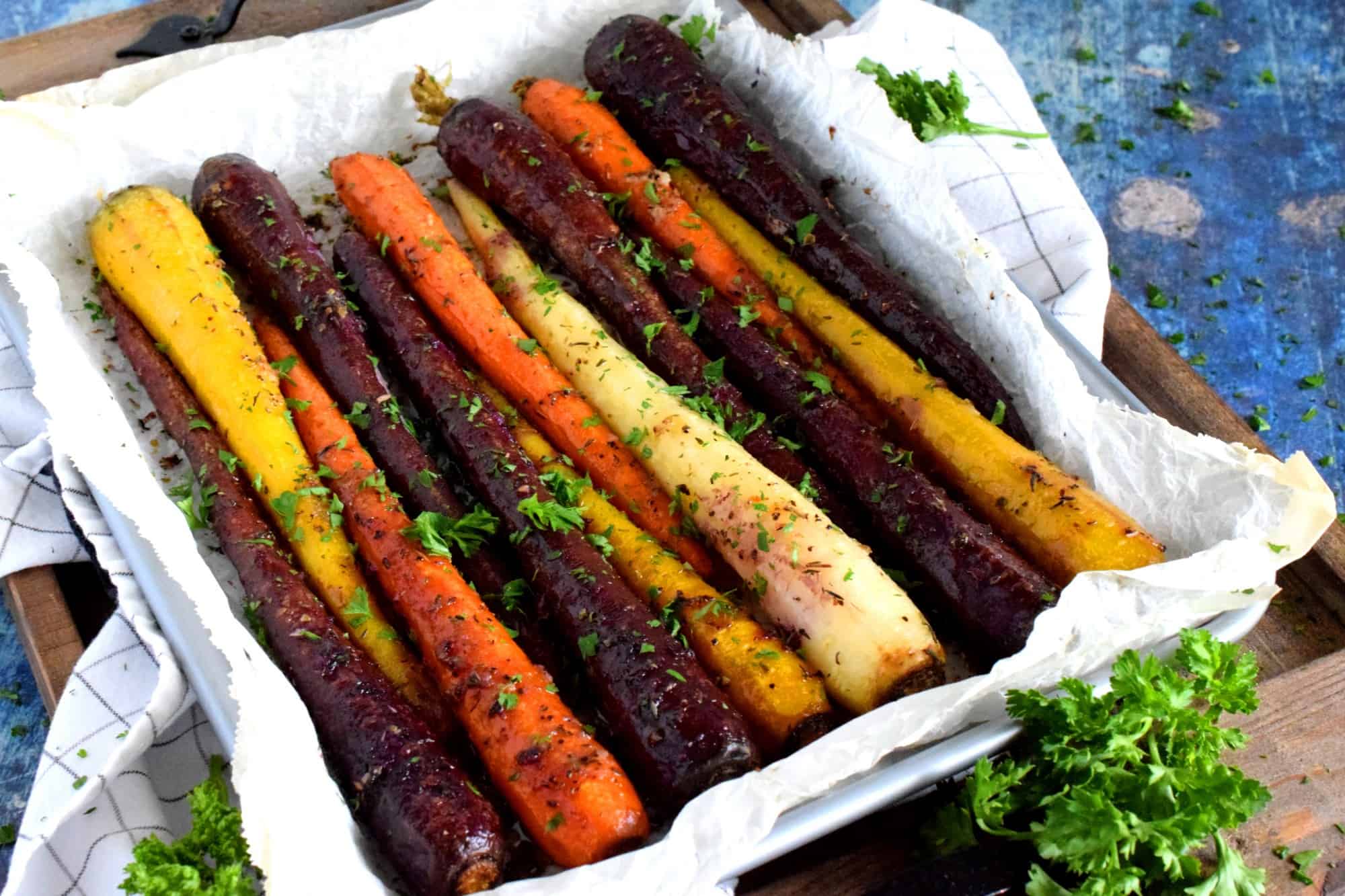 Savoury Roasted Carrots - Lord Byron's Kitchen