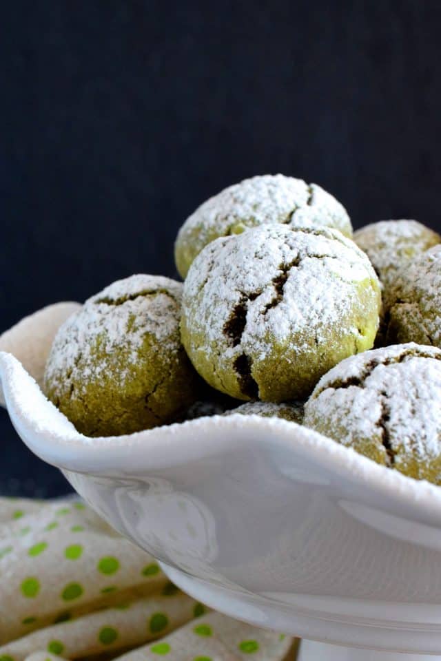 Matcha Green Tea Snowballs - Lord Byron's Kitchen