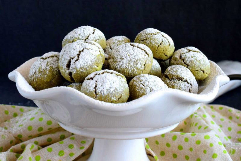 Matcha Green Tea Snowballs - Lord Byron's Kitchen