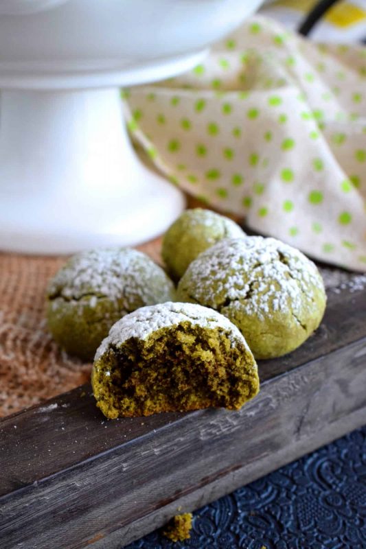 Matcha Green Tea Snowballs - Lord Byron's Kitchen