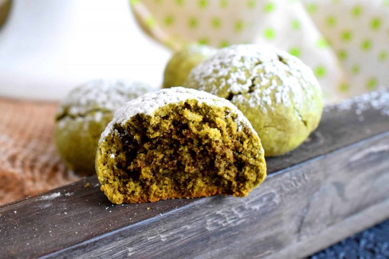 Matcha Green Tea Snowballs - Lord Byron's Kitchen