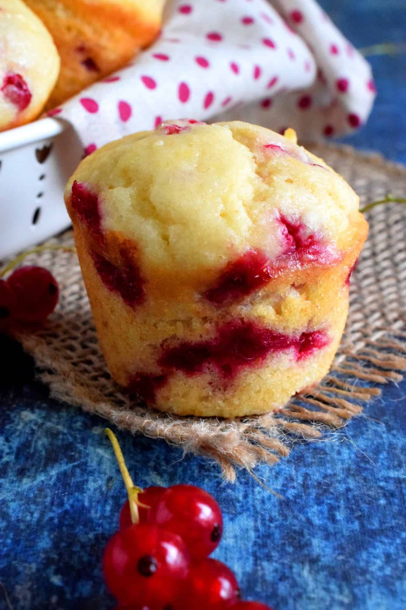 Red Currant Yogurt Muffins - Lord Byron's Kitchen