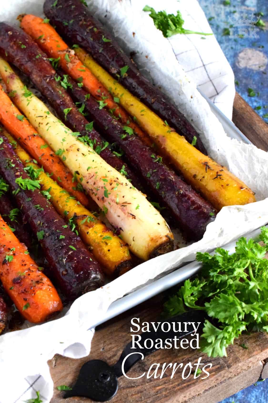 Savoury Roasted Carrots - Lord Byron's Kitchen