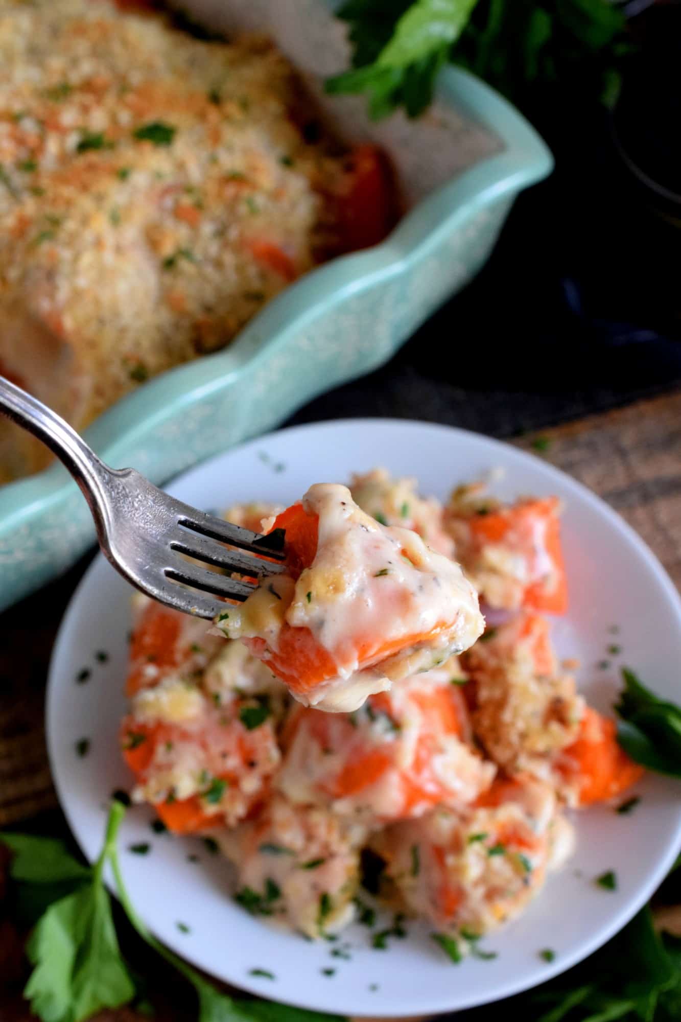 Creamy Cheesy Carrot Casserole - Lord Byron's Kitchen