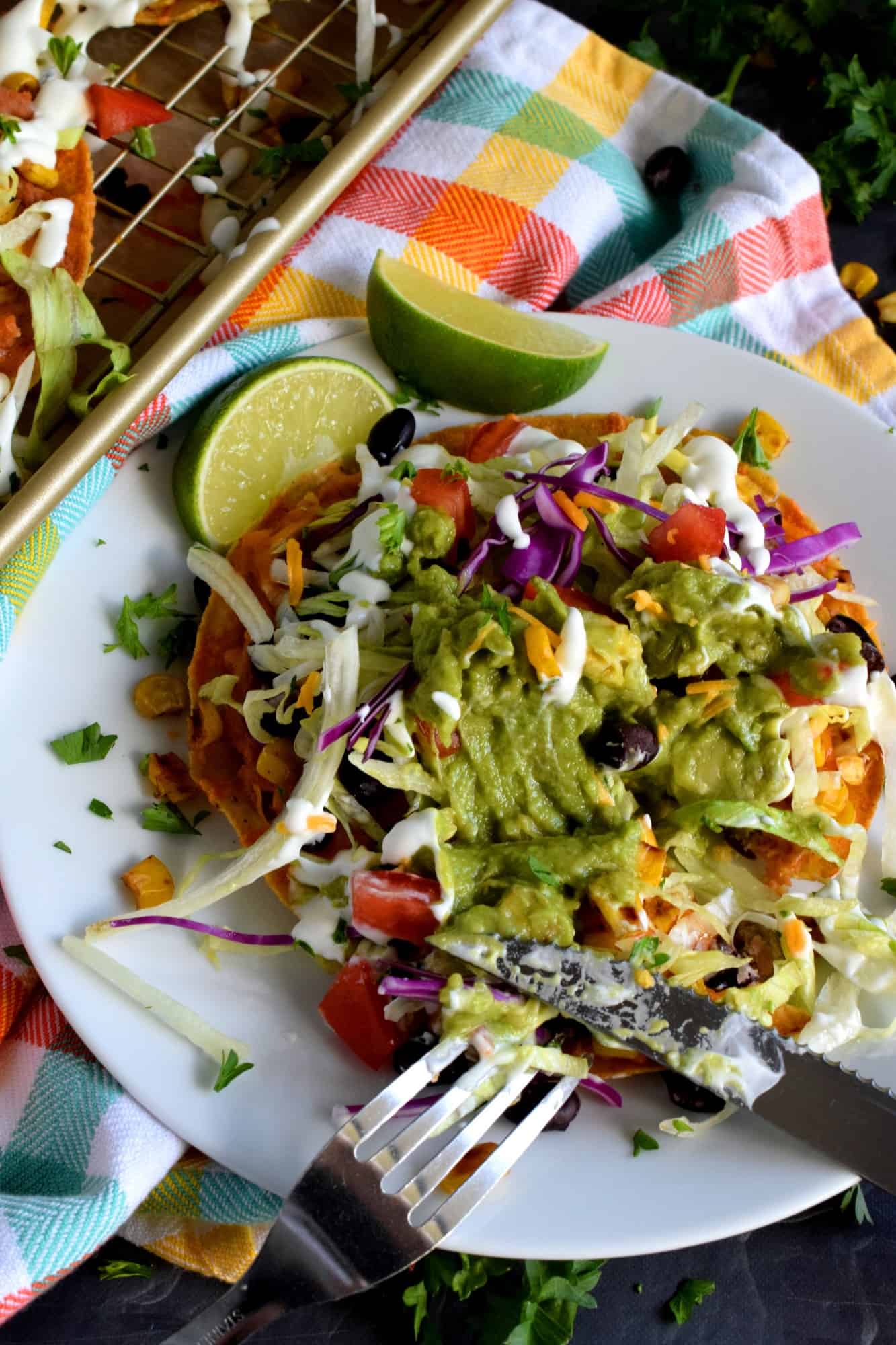Bean and Cheese Tostadas - Lord Byron's Kitchen