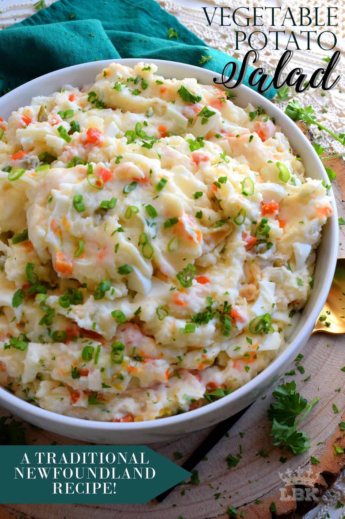 Vegetable Potato Salad - Lord Byron's Kitchen