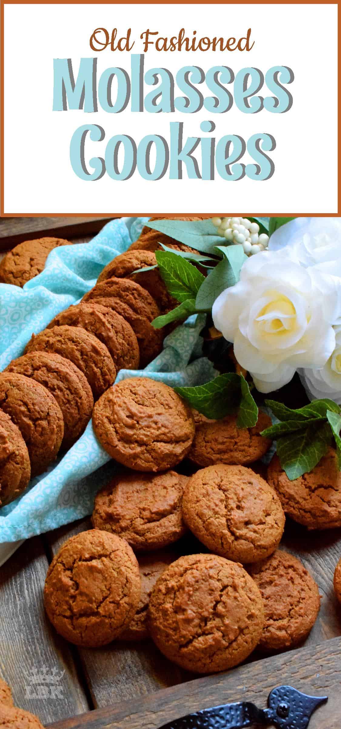 Old Fashioned Molasses Cookies - Lord Byron's Kitchen