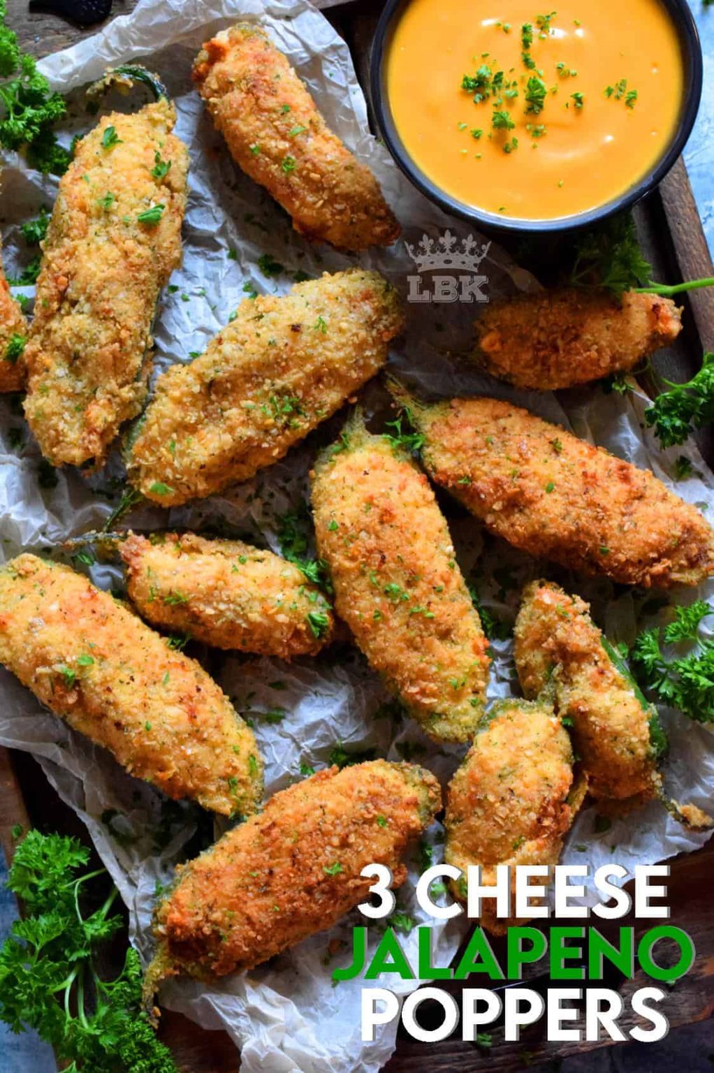 3 Cheese Jalapeno Poppers - Lord Byron's Kitchen