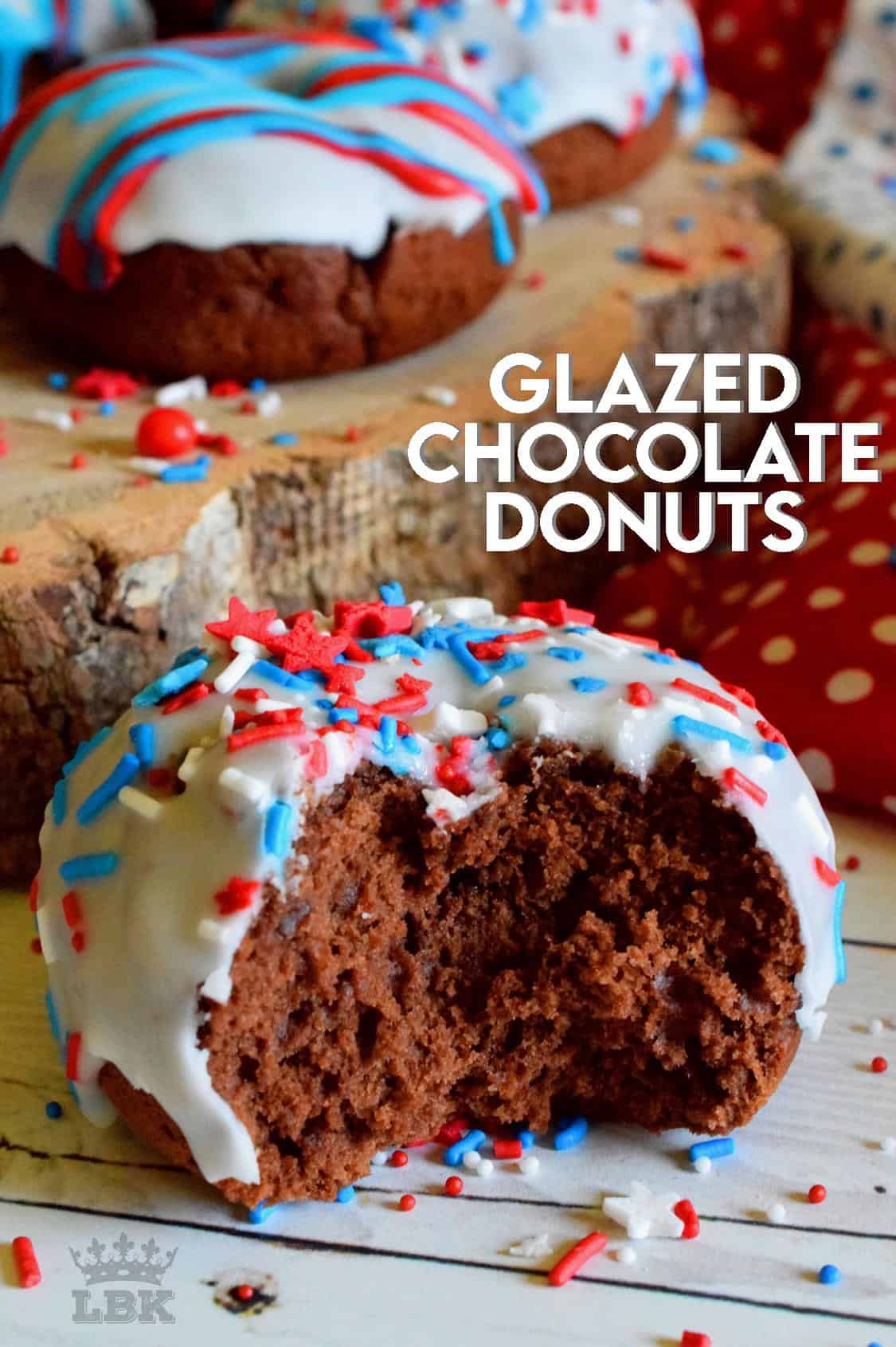 Glazed Chocolate Donuts - Lord Byron's Kitchen