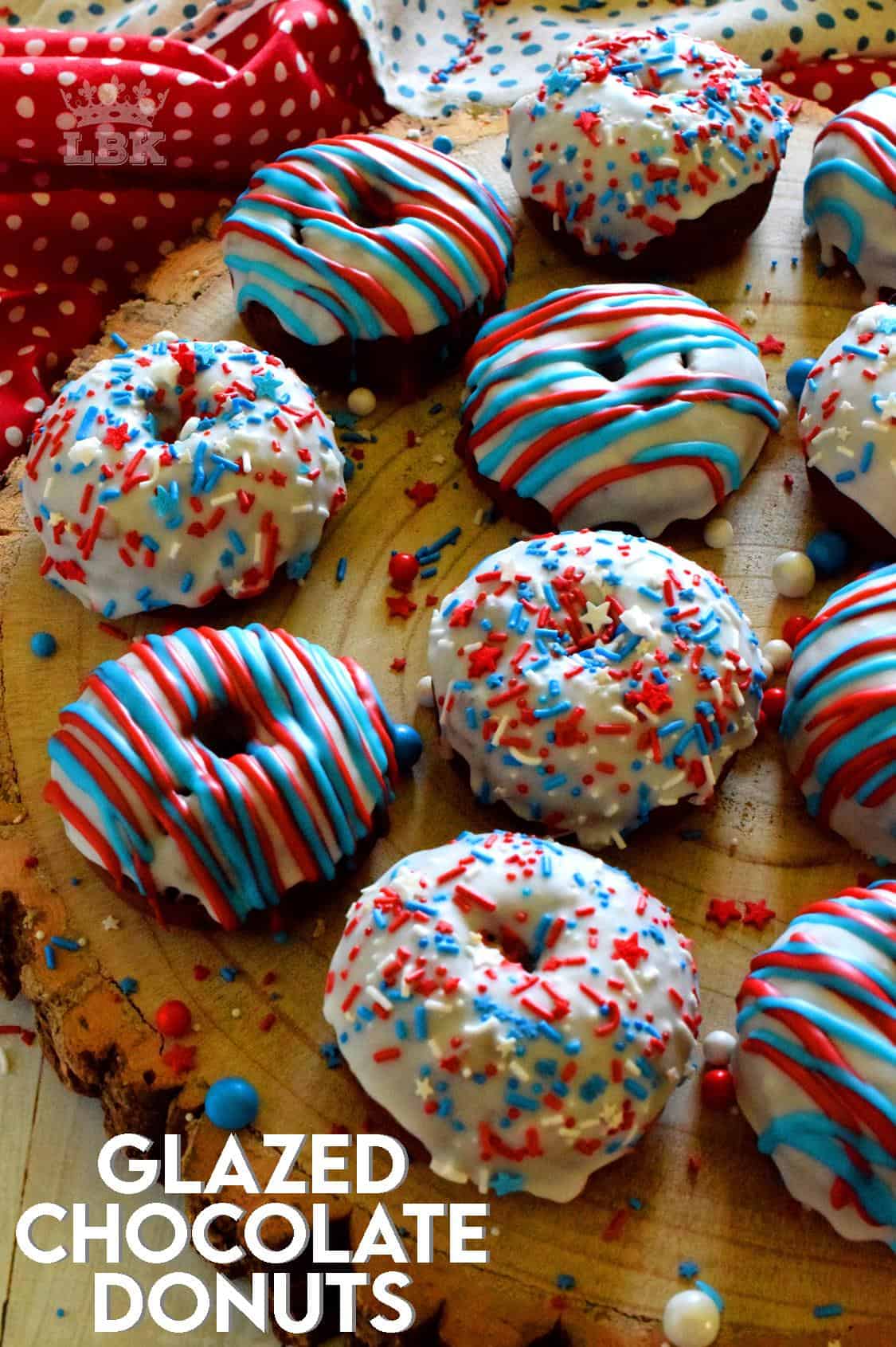 Glazed Chocolate Donuts - Lord Byron's Kitchen
