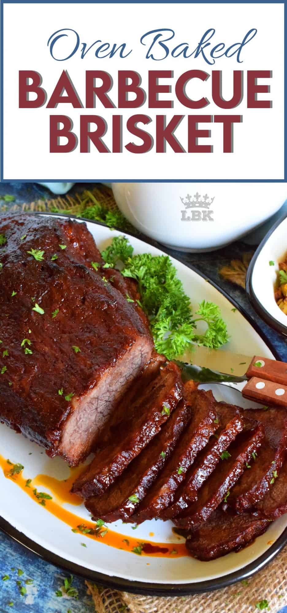 Oven Baked Barbecue Brisket - Lord Byron's Kitchen