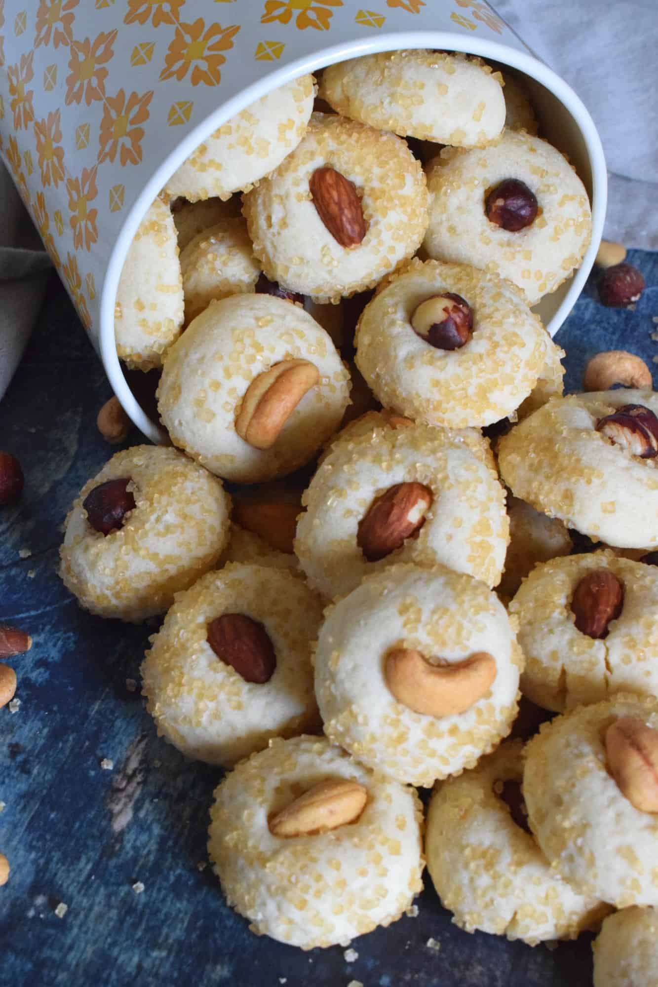 Mixed Nut Sugar Cookies - Lord Byron's Kitchen