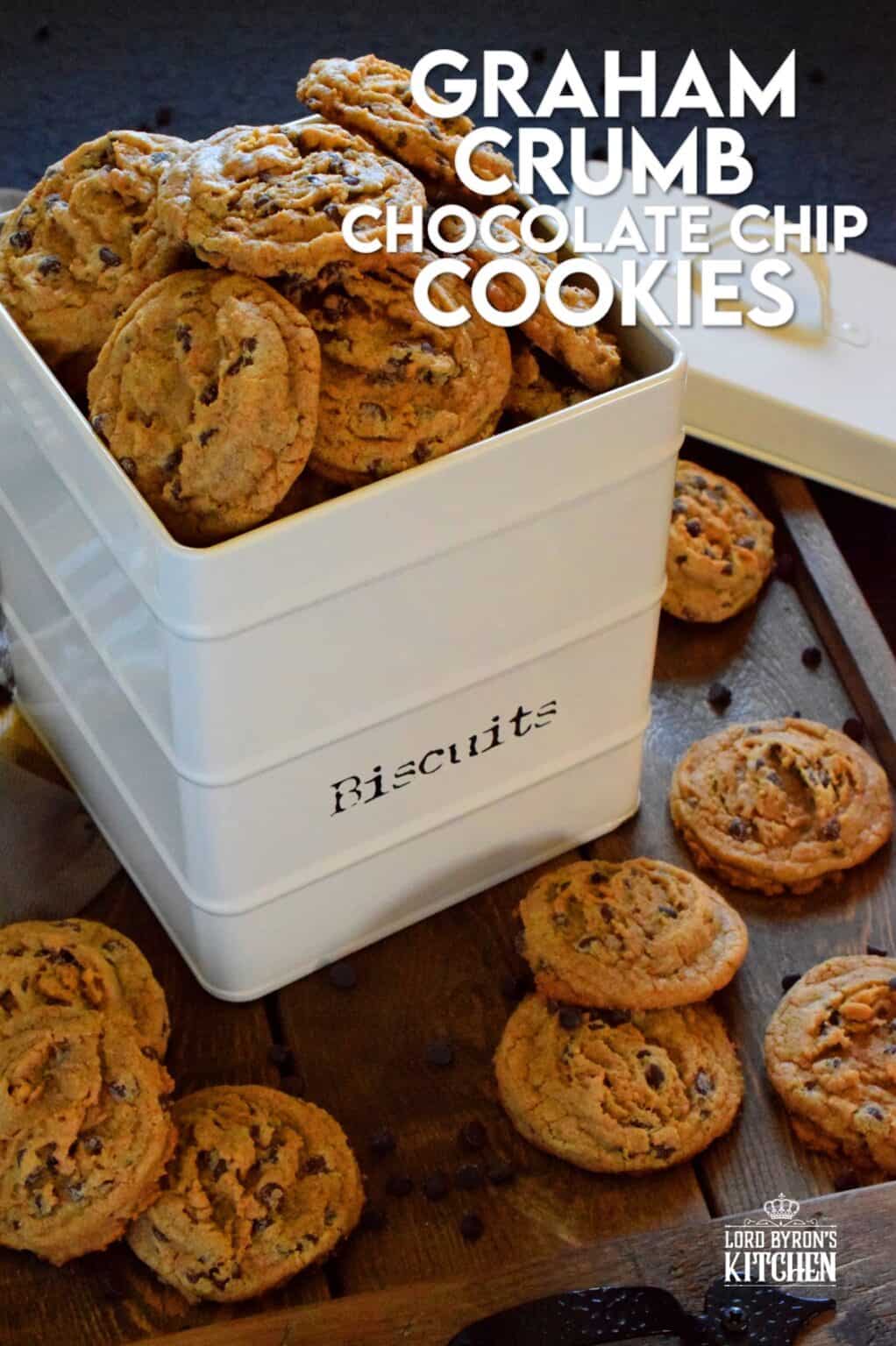 Graham Crumb Chocolate Chip Cookies - Lord Byron's Kitchen
