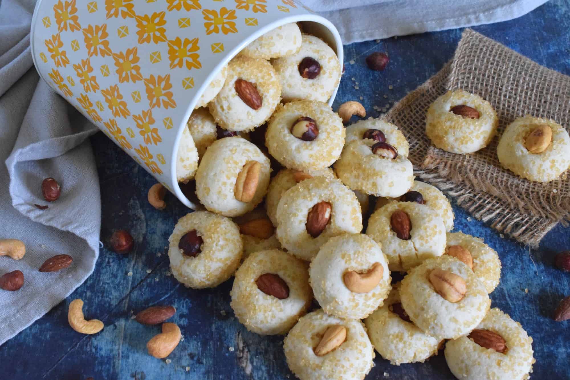 Mixed Nut Sugar Cookies - Lord Byron's Kitchen