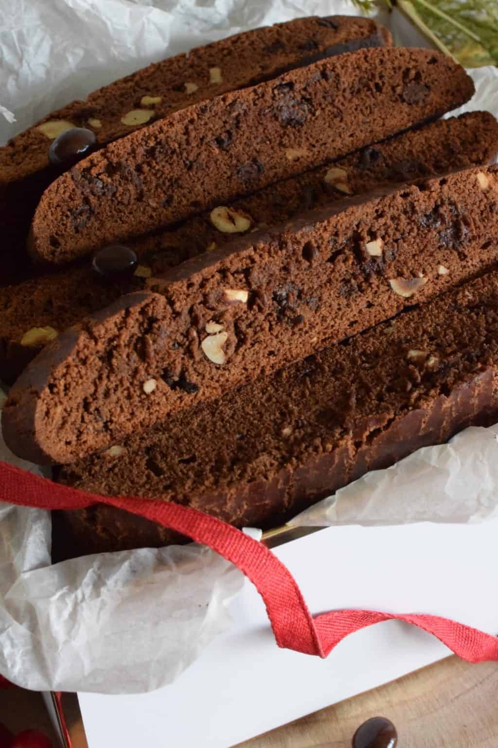 Mocha Hazelnut Biscotti - Lord Byron's Kitchen