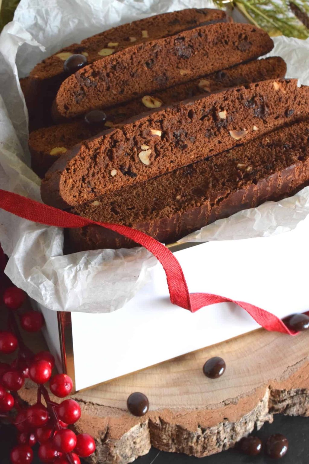 Mocha Hazelnut Biscotti - Lord Byron's Kitchen