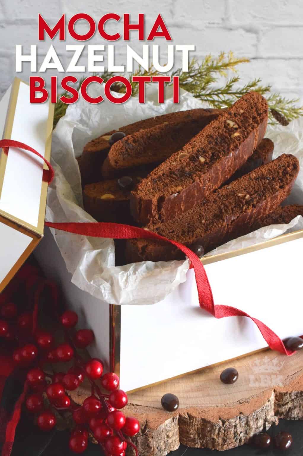 Mocha Hazelnut Biscotti - Lord Byron's Kitchen