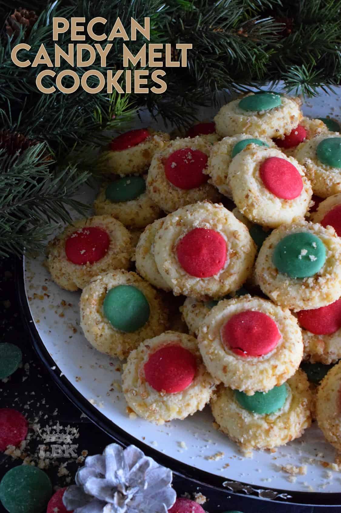 Pecan Candy Melt Cookies - Lord Byron's Kitchen