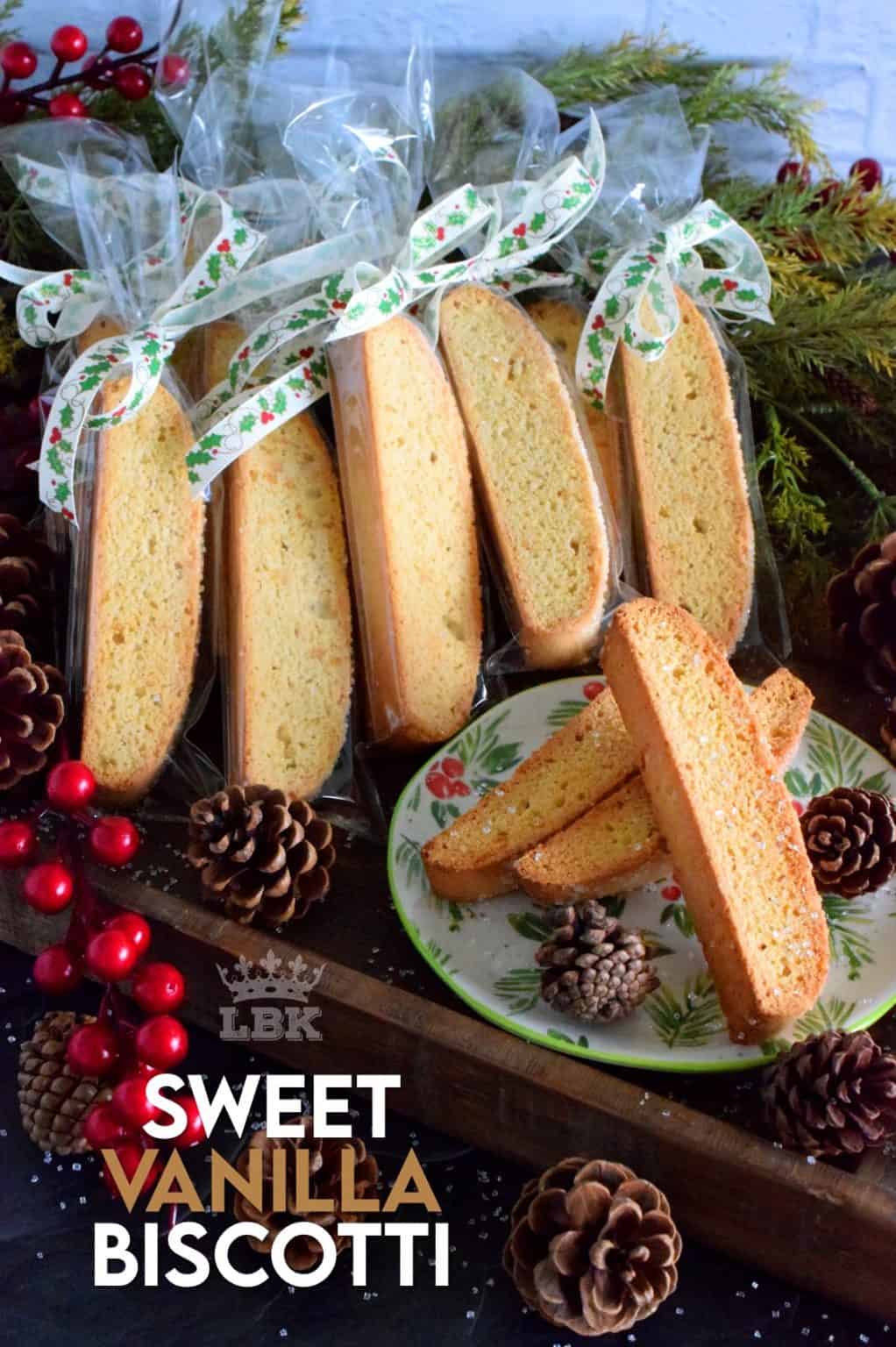 Sweet Vanilla Biscotti - Lord Byron's Kitchen