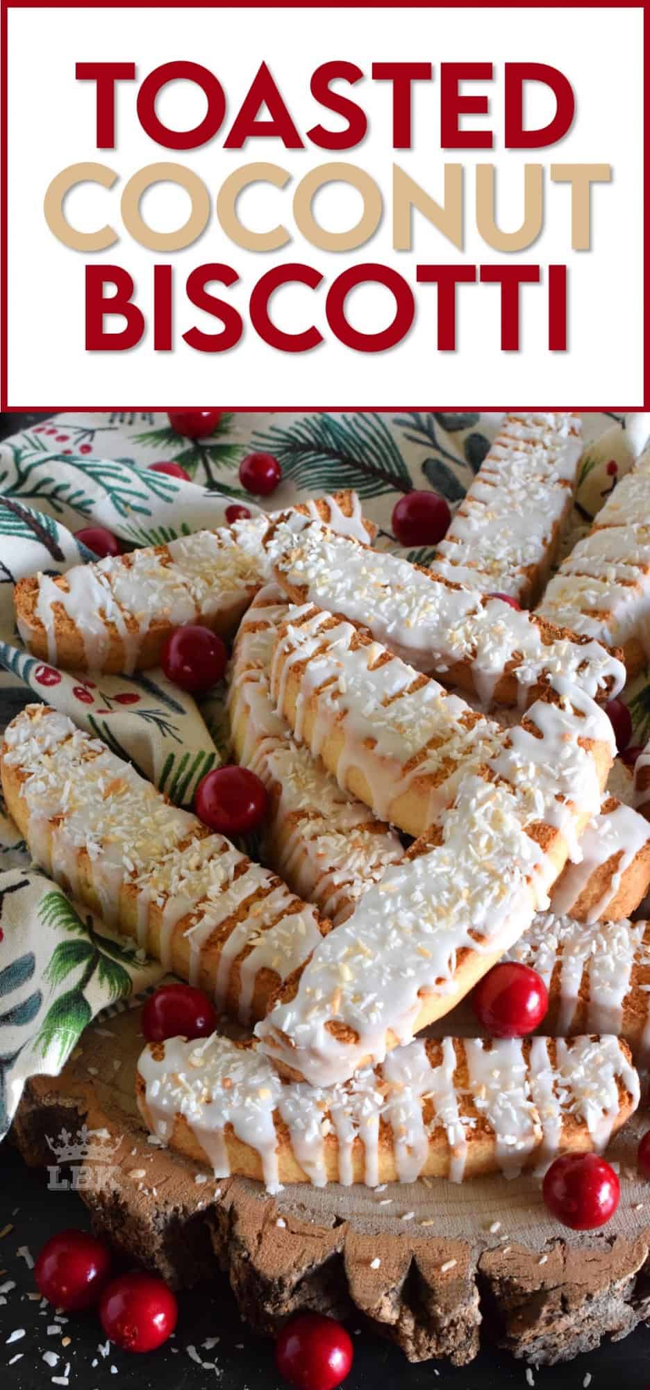 Toasted Coconut Biscotti - Lord Byron's Kitchen