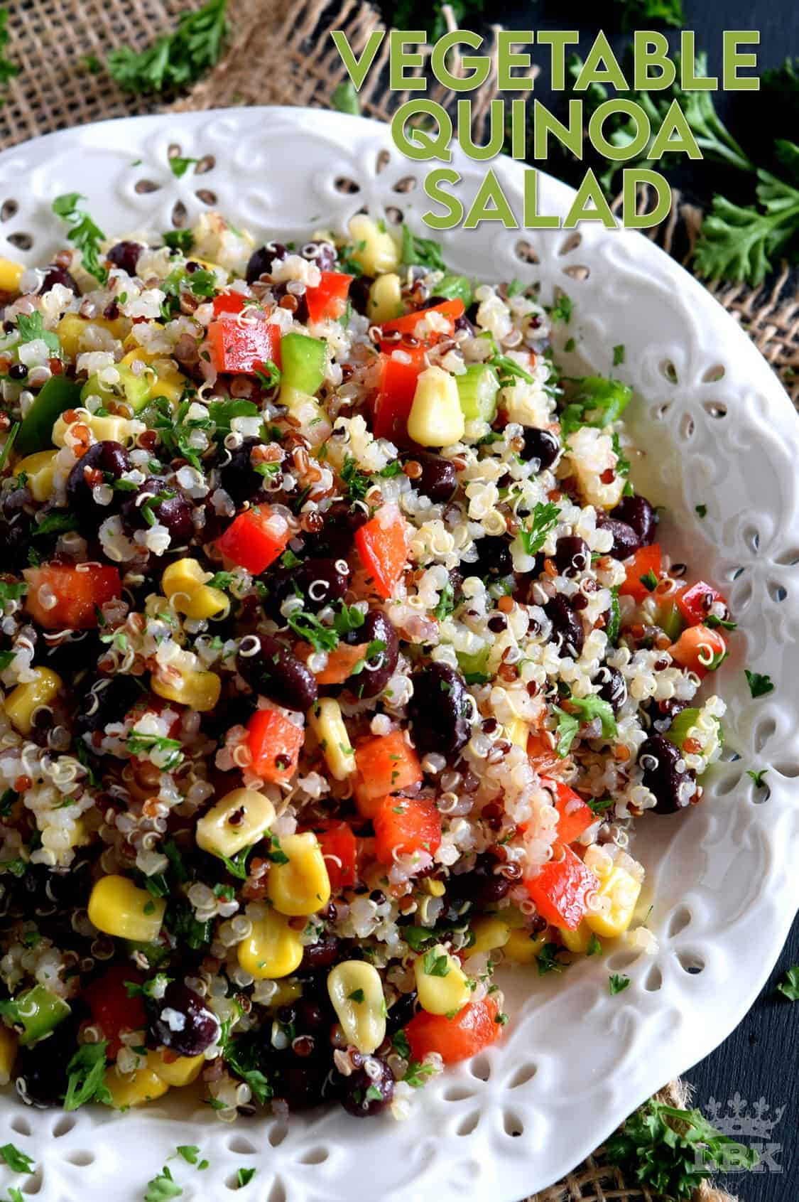 Vegetable Quinoa Salad - Lord Byron's Kitchen