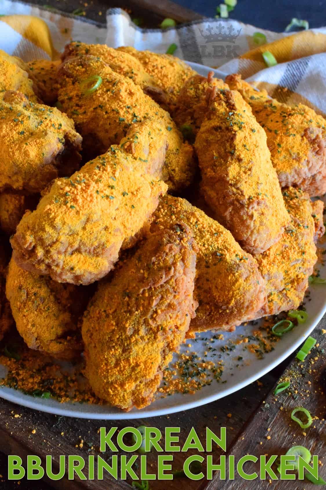 Korean Bburinkle Chicken - Lord Byron's Kitchen