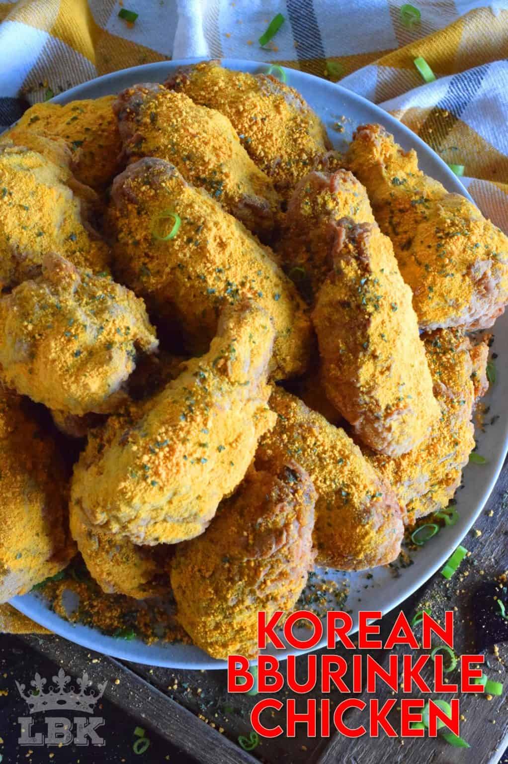 Korean Bburinkle Chicken - Lord Byron's Kitchen