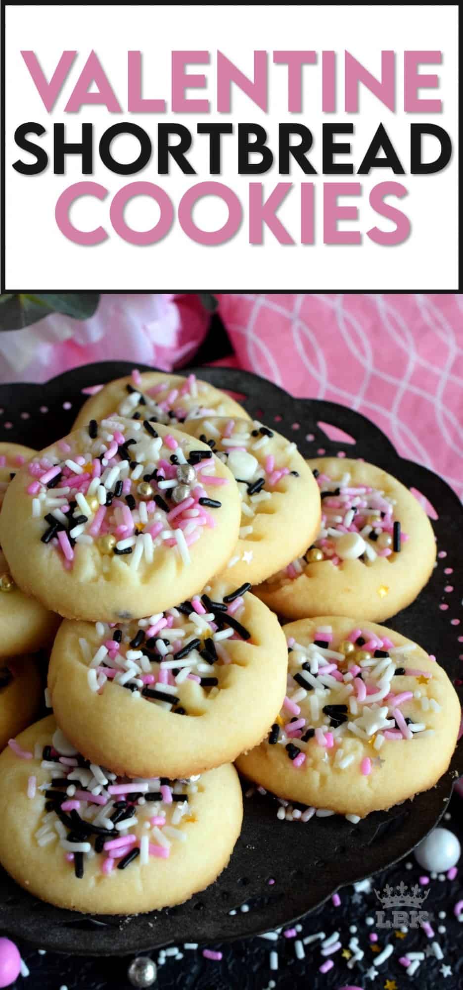 Valentine Shortbread Cookies - Lord Byron's Kitchen