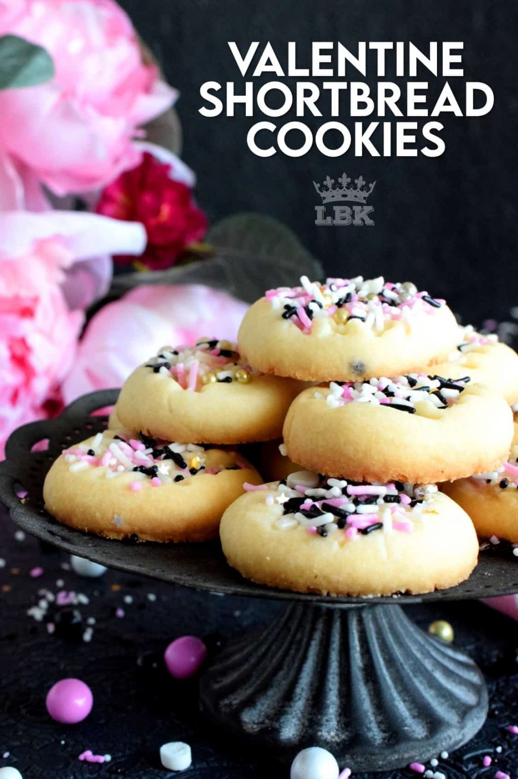 Valentine Shortbread Cookies - Lord Byron's Kitchen