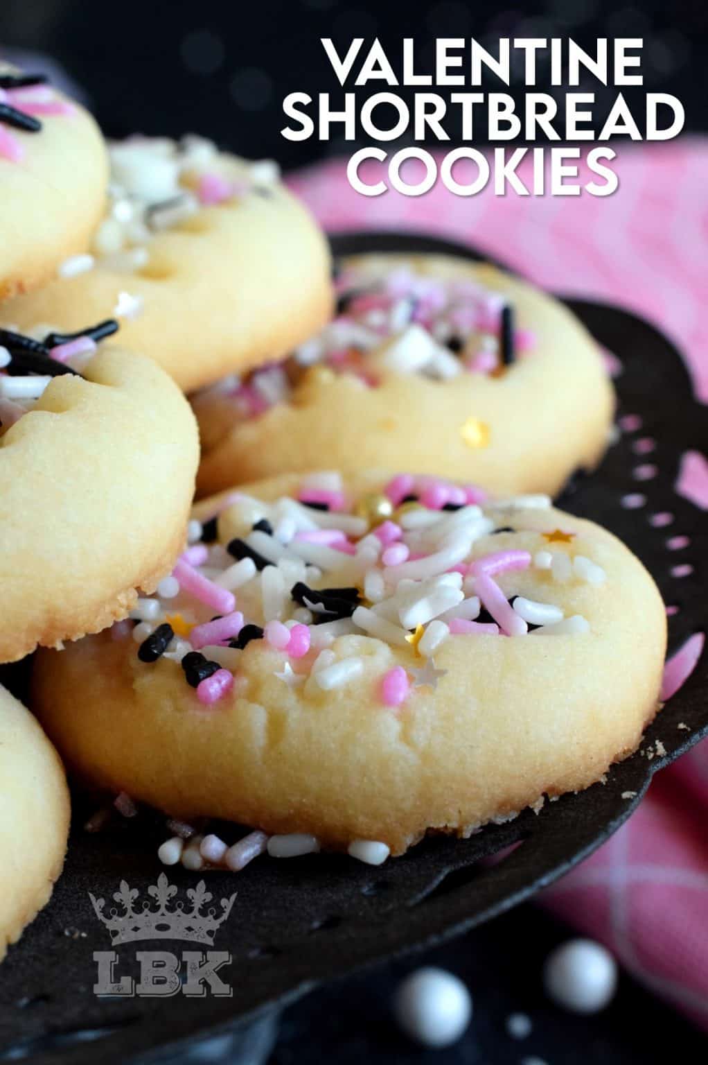 Valentine Shortbread Cookies - Lord Byron's Kitchen
