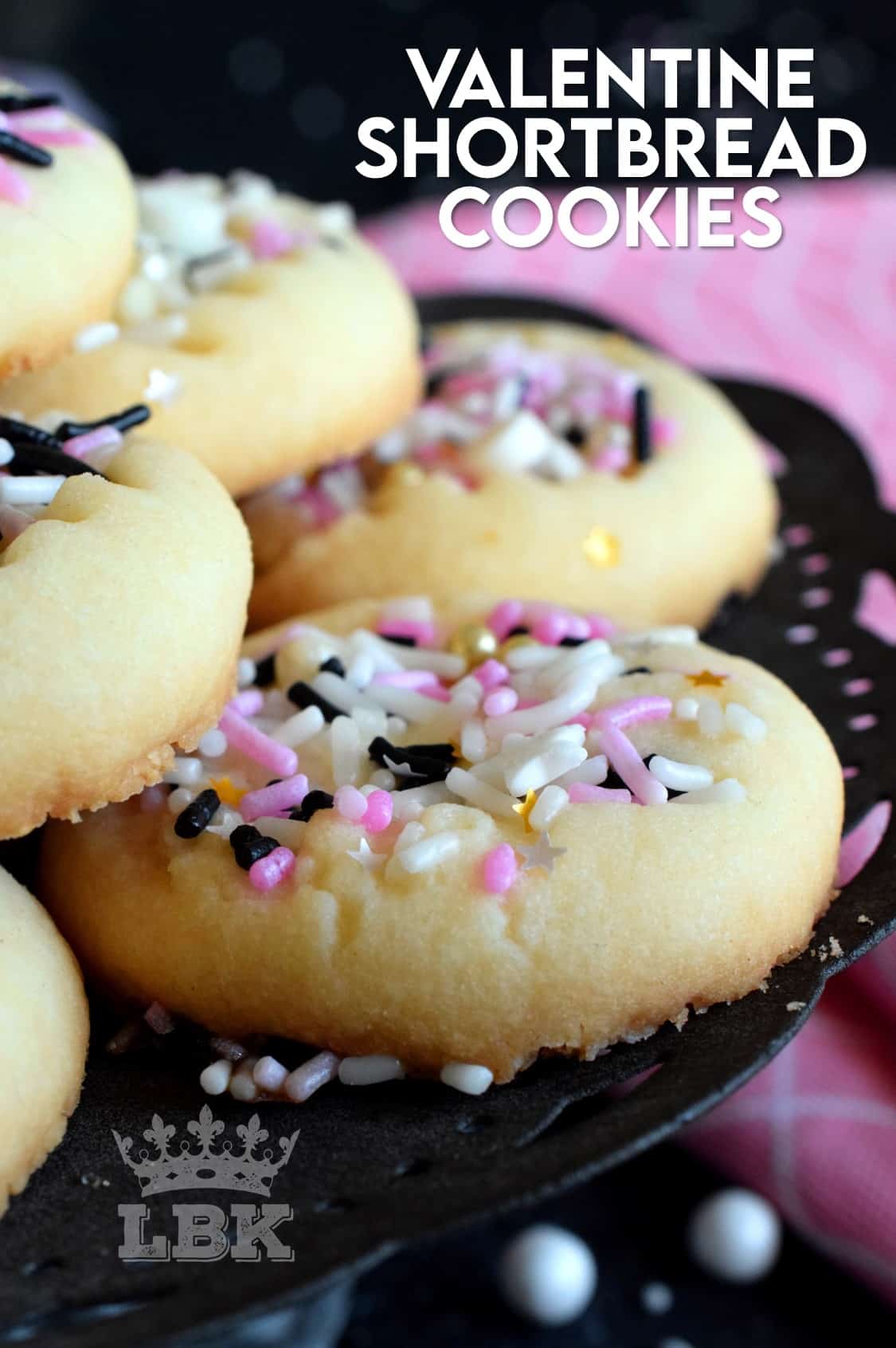 Valentine Shortbread Cookies - Lord Byron's Kitchen