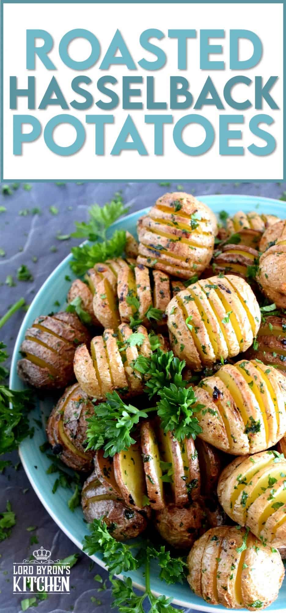 Roasted Hasselback Potatoes - Lord Byron's Kitchen