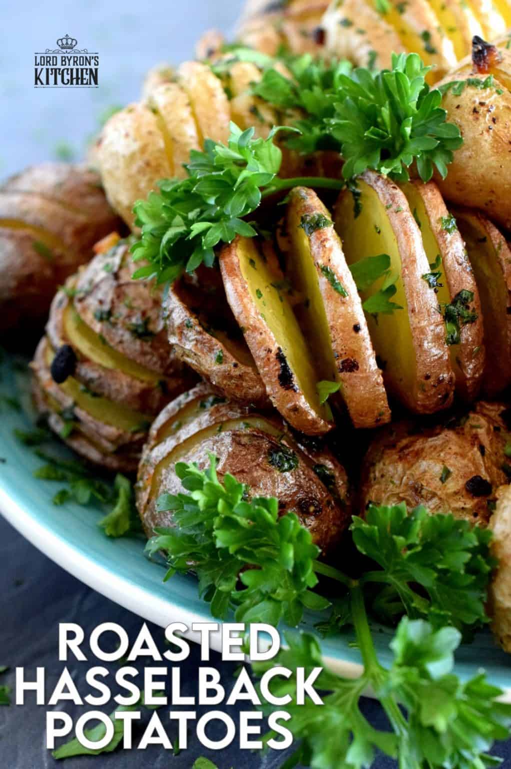 Roasted Hasselback Potatoes - Lord Byron's Kitchen