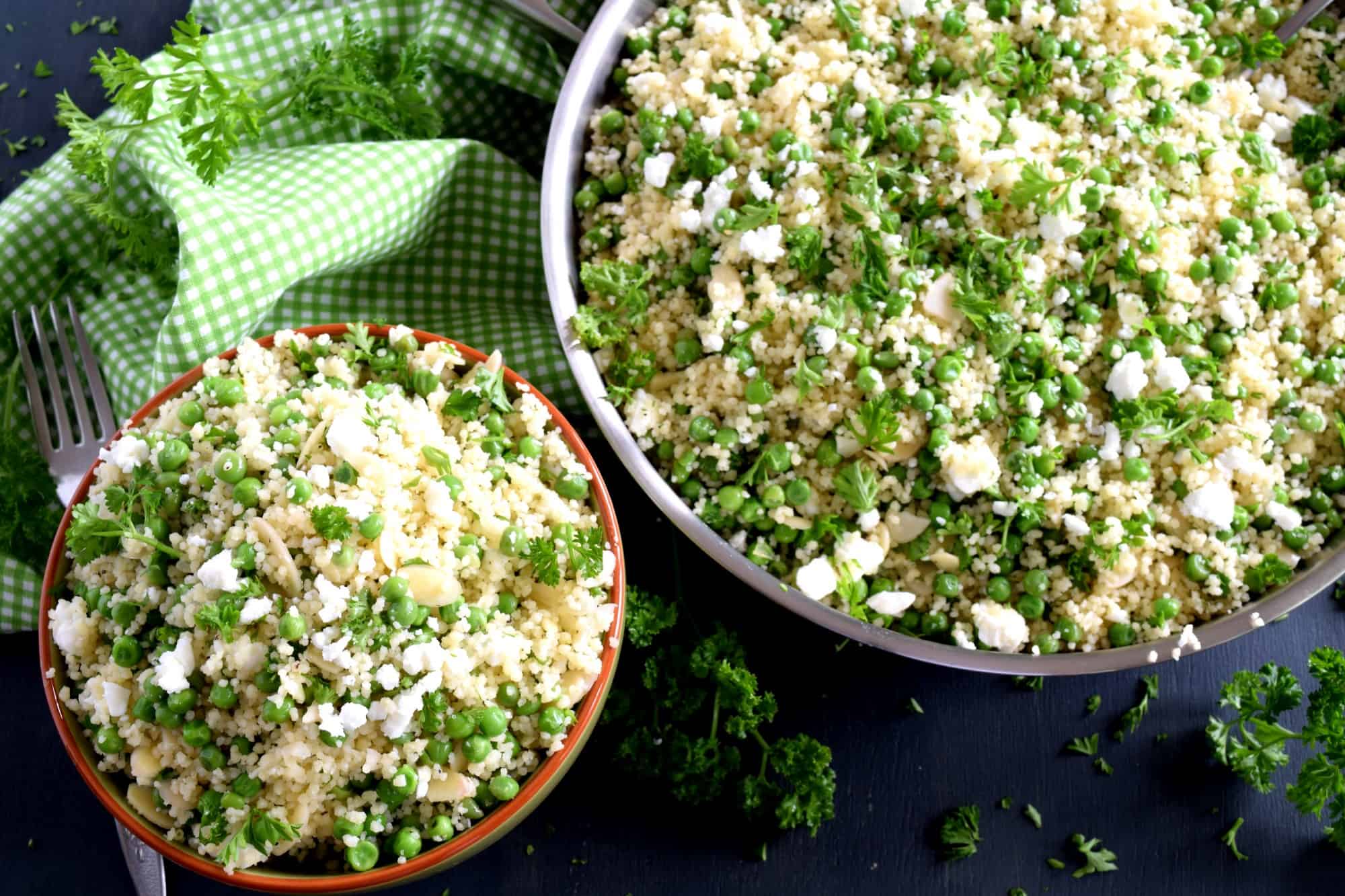 Couscous Green Pea Salad - Lord Byron's Kitchen