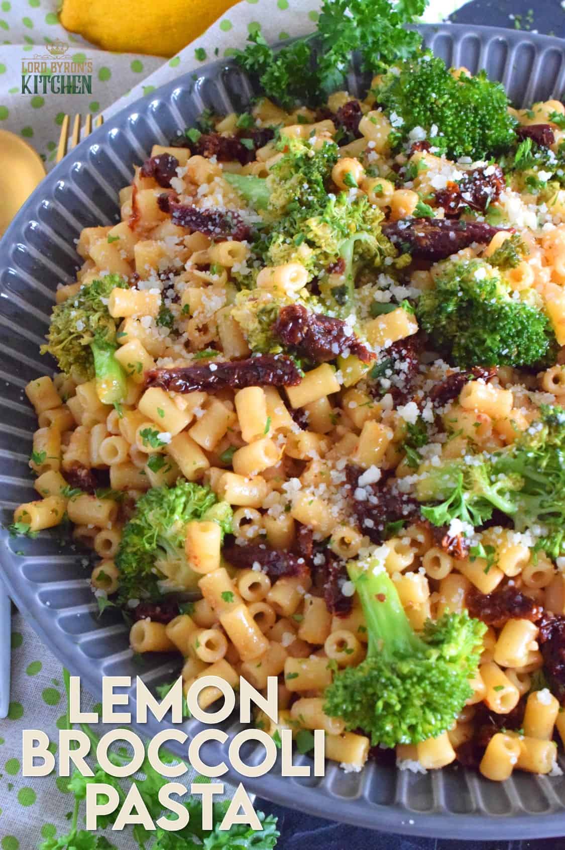 Lemon Broccoli Pasta - Lord Byron's Kitchen