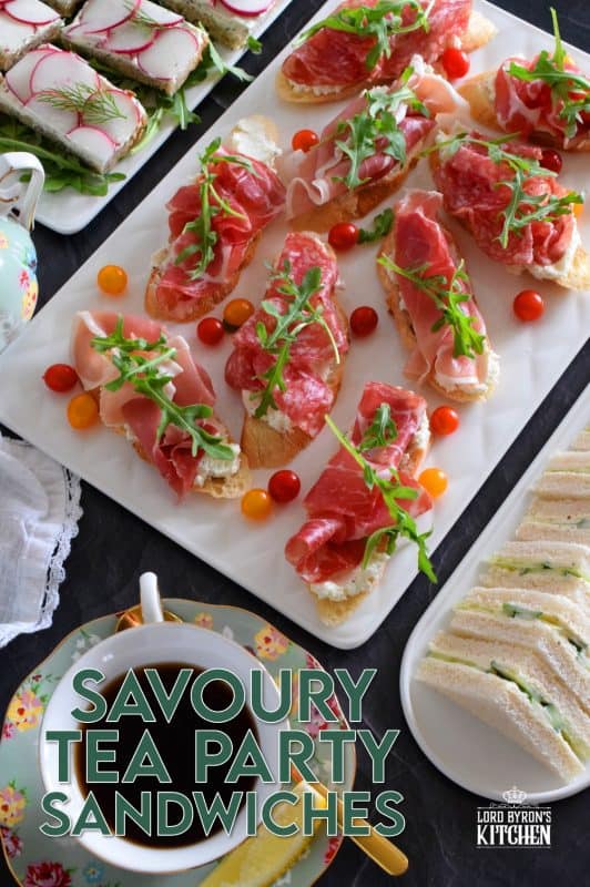 Savoury Tea Party Sandwiches Lord Byron s Kitchen Savoury Tea Party Sandwiches Lord Byron s Kitchen