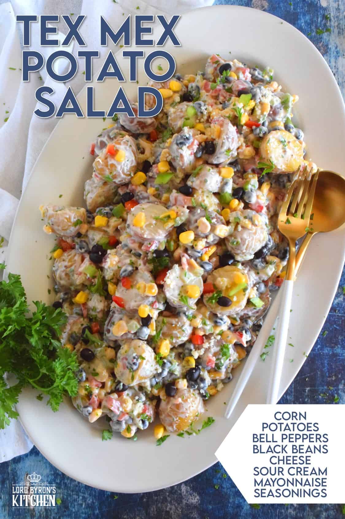 Tex Mex Potato Salad - Lord Byron's Kitchen