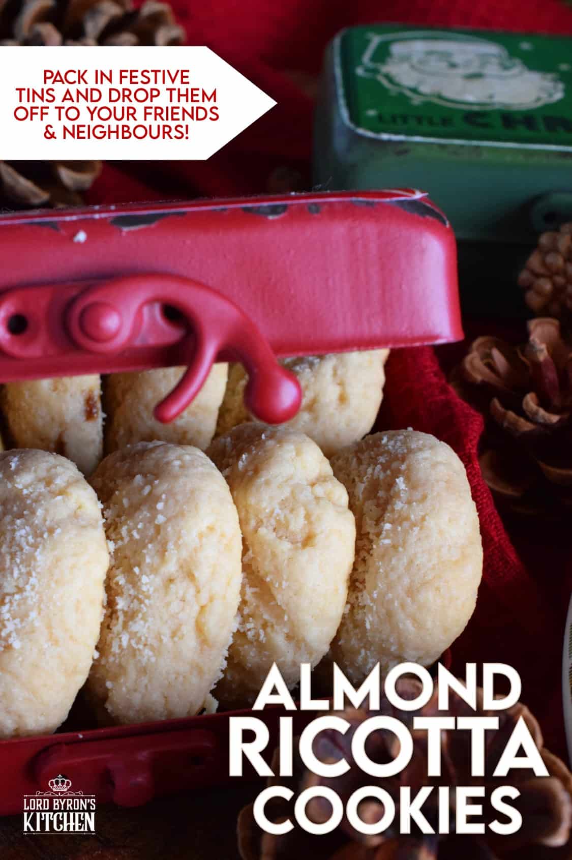 Almond Ricotta Cookies - Lord Byron's Kitchen