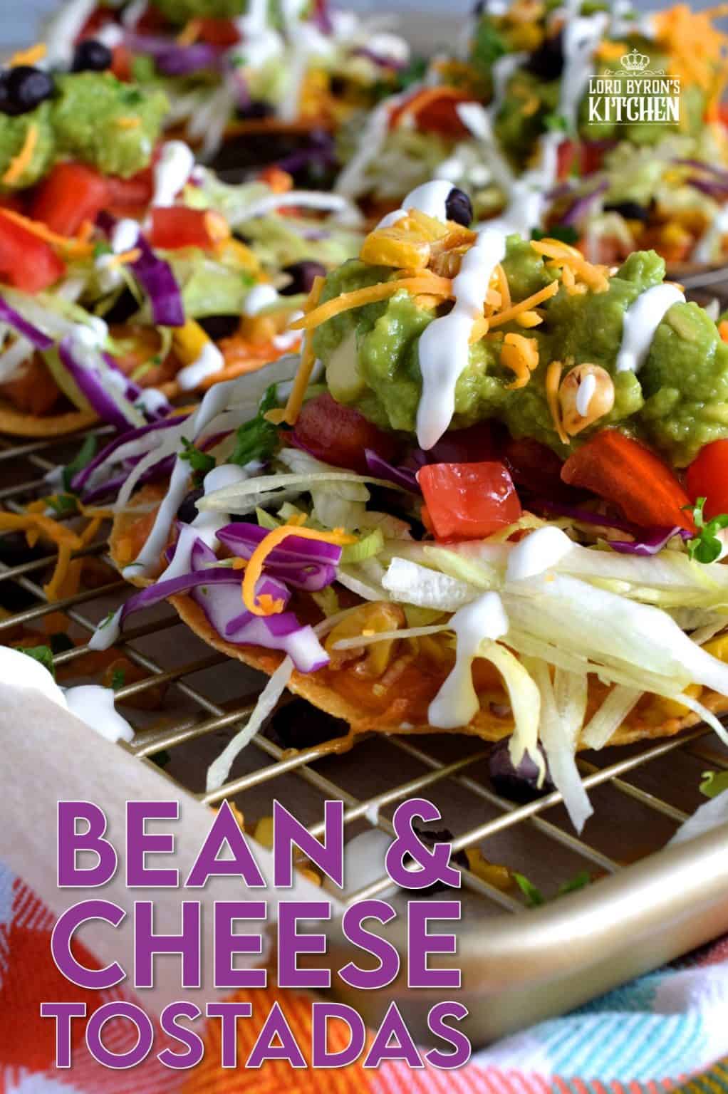 Bean and Cheese Tostadas - Lord Byron's Kitchen