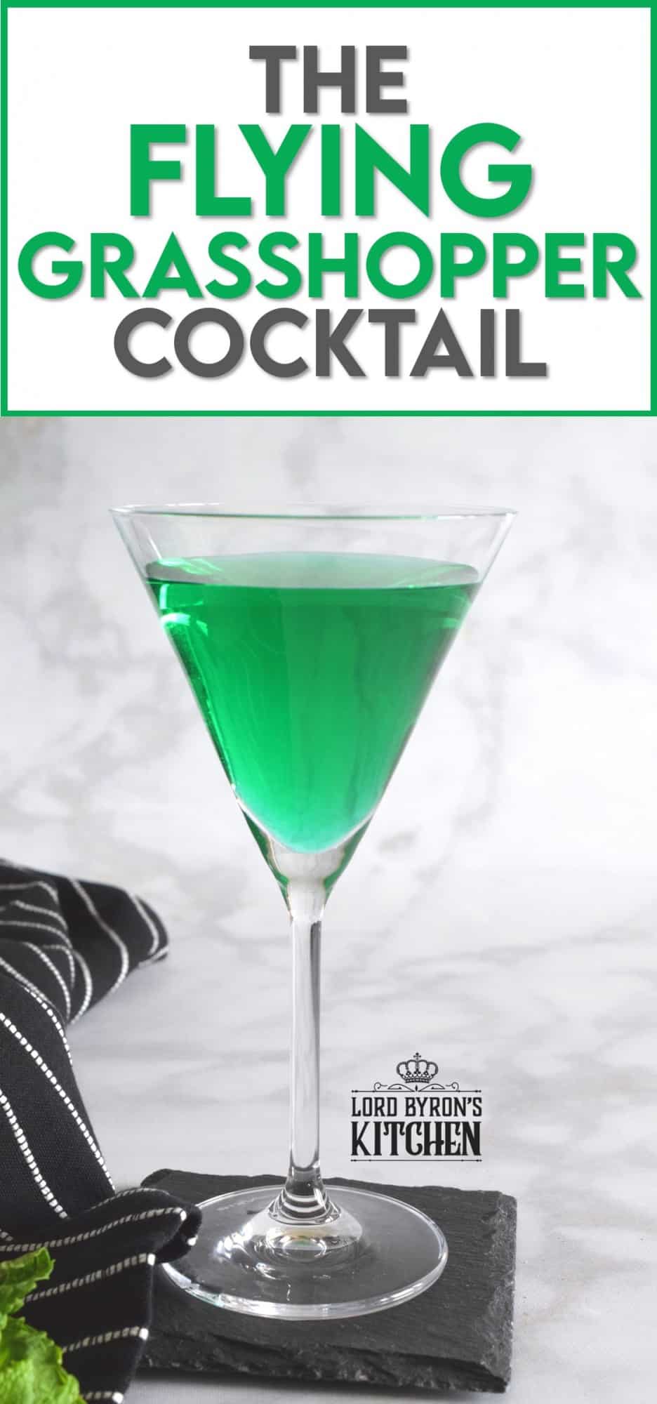 Flying Grasshopper Cocktail - Lord Byron's Kitchen
