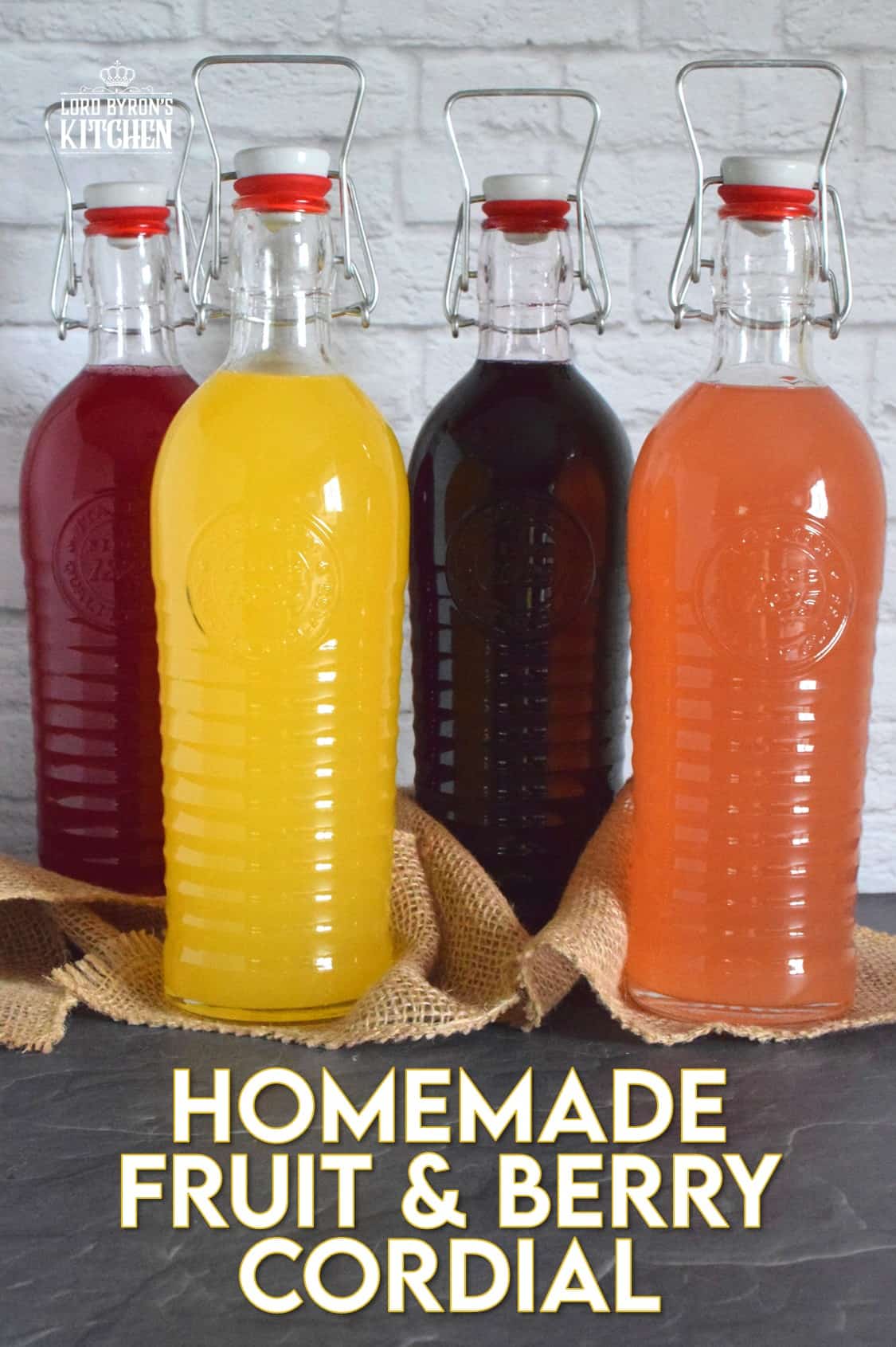 How to Make Homemade Fruit and Berry Cordials - Lord Byron's Kitchen