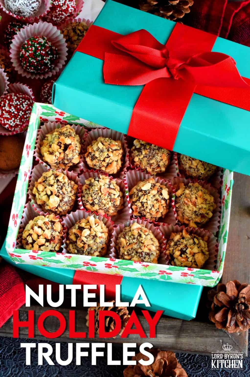 Nutella Holiday Truffles - Lord Byron's Kitchen