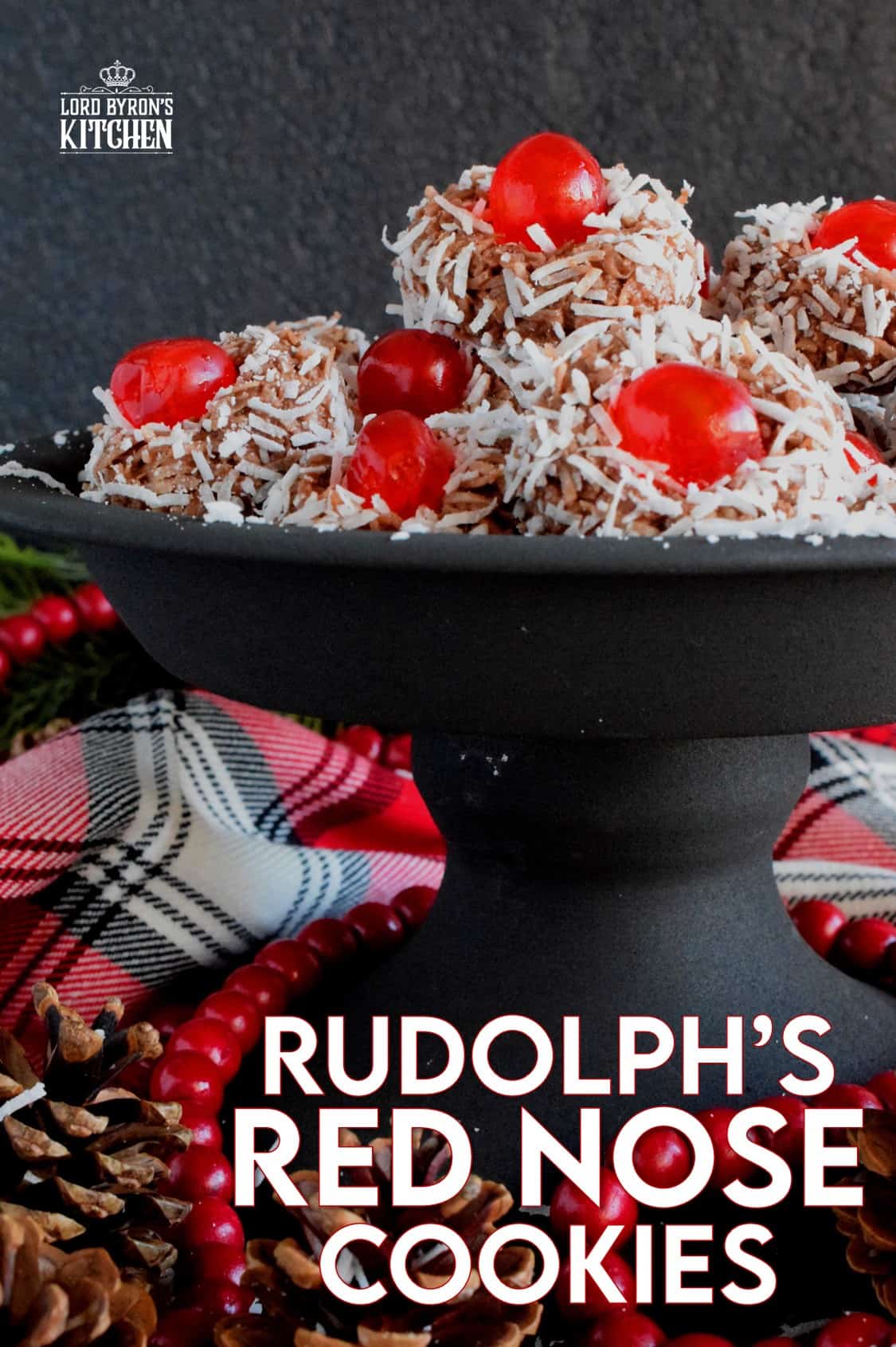 Rudolph's Red Nose Cookies - Lord Byron's Kitchen