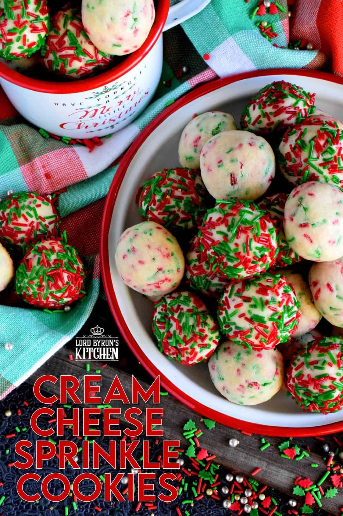 Cream Cheese Sprinkle Cookies - Lord Byron's Kitchen