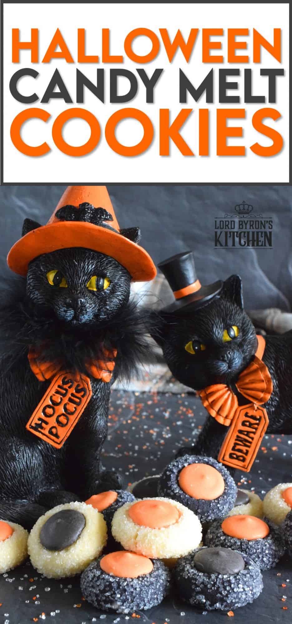 Halloween Candy Melt Cookies - Lord Byron's Kitchen