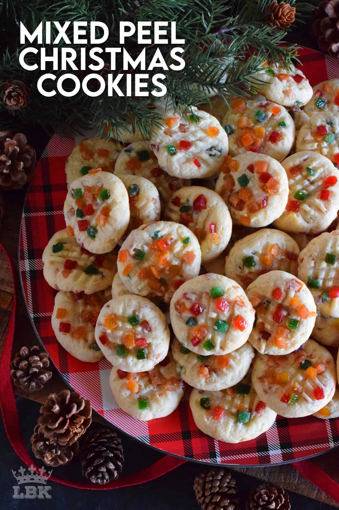 Mixed Peel Christmas Cookies - Lord Byron's Kitchen