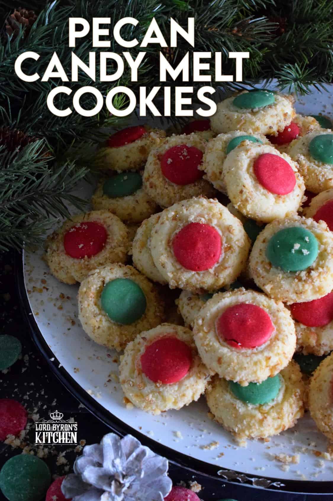 Pecan Candy Melt Cookies - Lord Byron's Kitchen