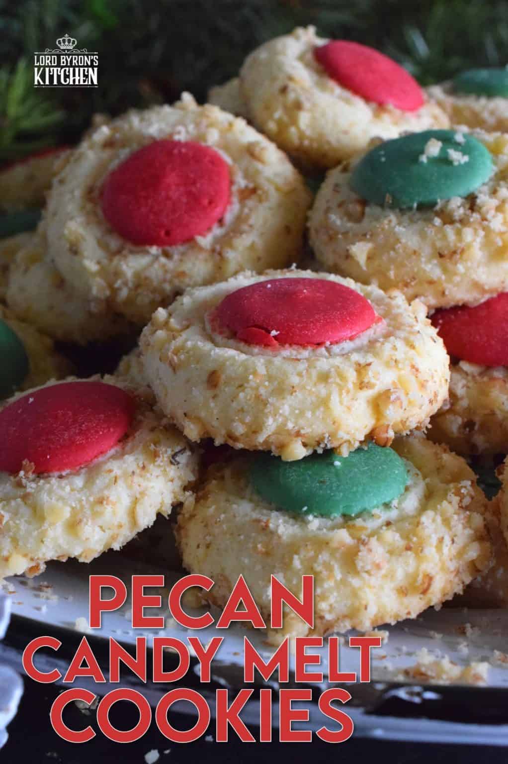 Pecan Candy Melt Cookies - Lord Byron's Kitchen